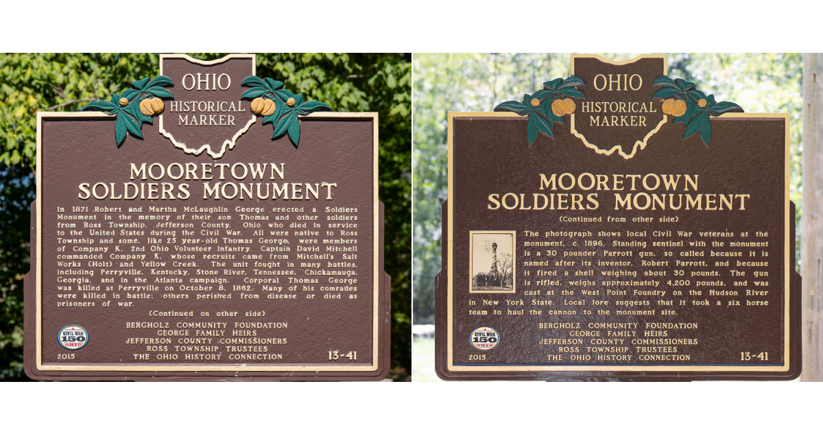 Mooretown Soldiers Monument